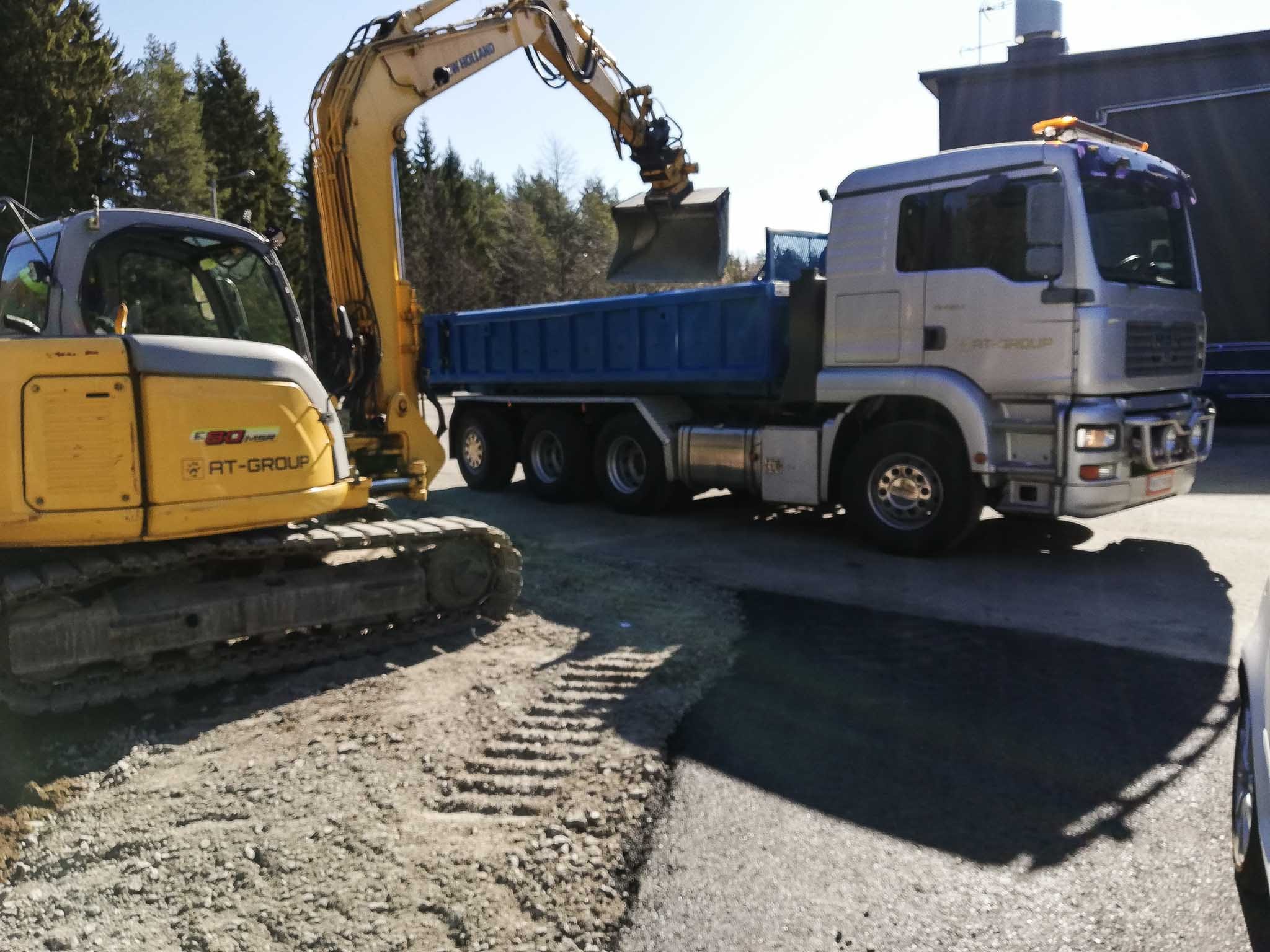 Maa-ainesten toimitus Kuopion seudulla | AT-Group